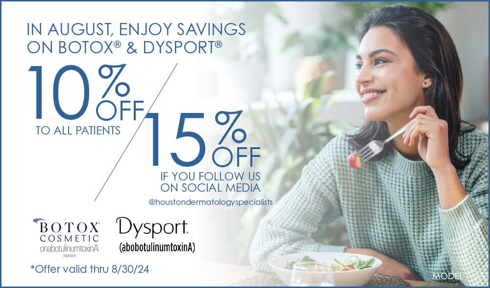 Cosmetic Dermatology Specials for Houston & Cypress, TX | Houston ...